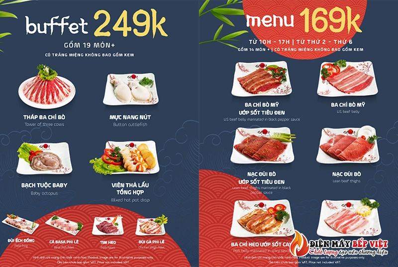 Tiền Giang - Nhà hàng Sayaka Buffet lẩu nướng Nhật Bản