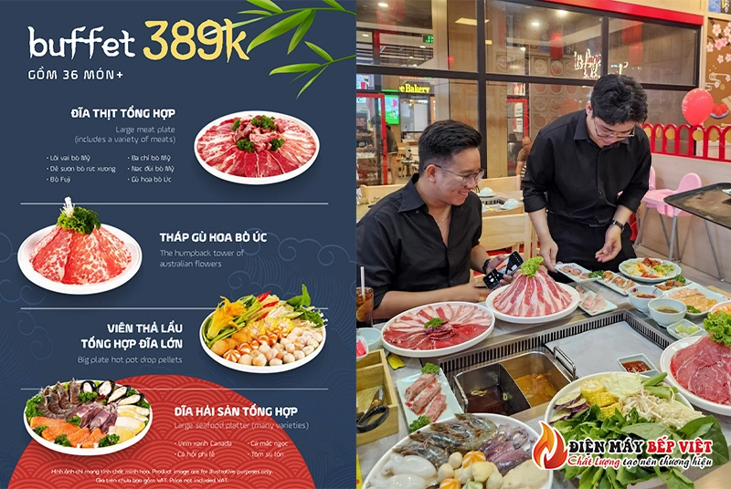 Tiền Giang - Nhà hàng Sayaka Buffet lẩu nướng Nhật Bản